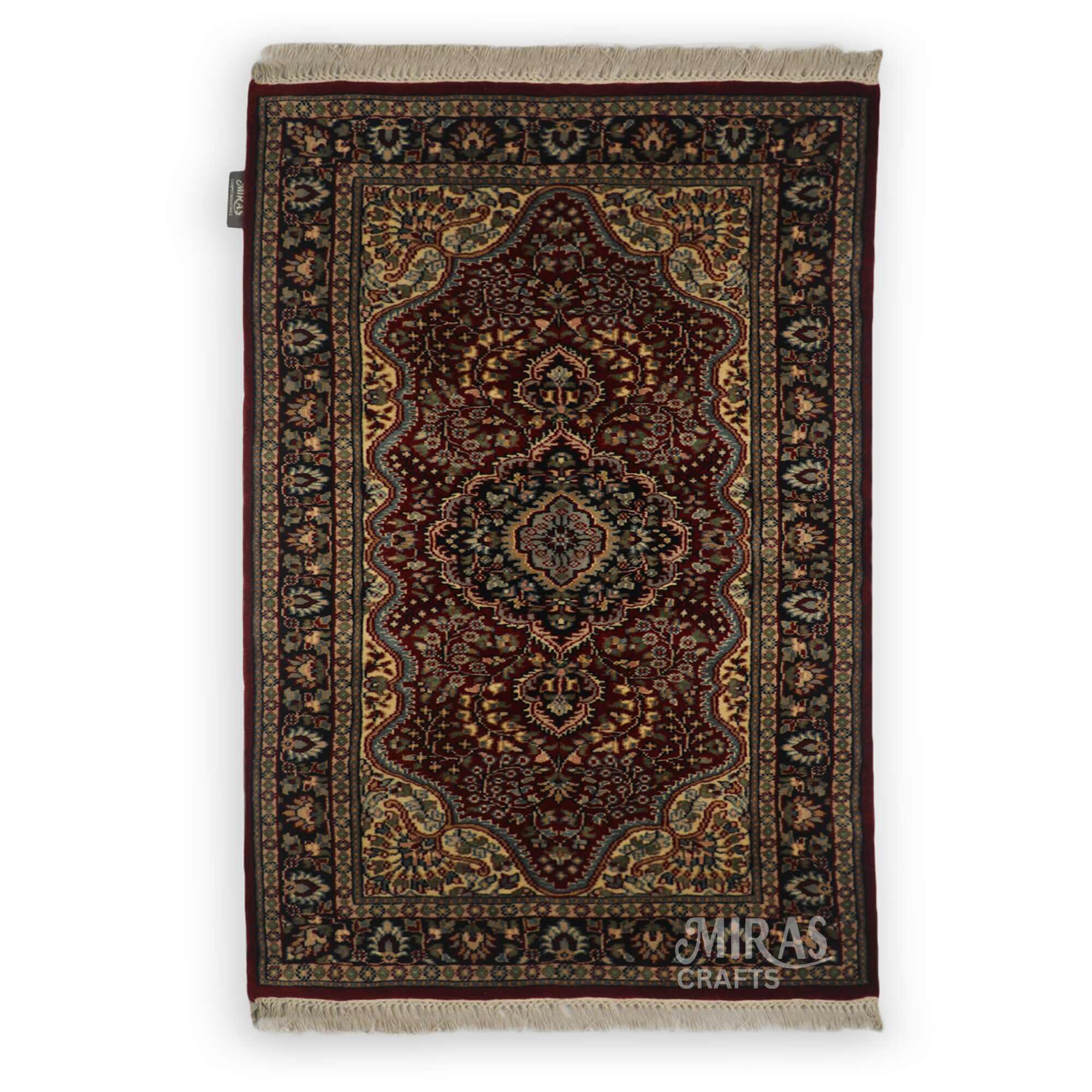 Alam Hand Knotted Woolen Rug by Ibrahim – Miras Crafts